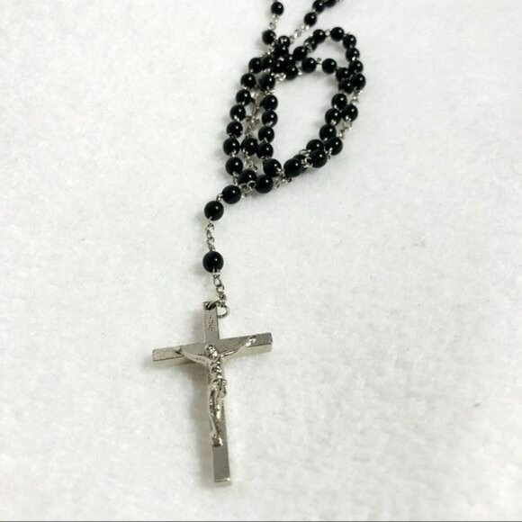 inri | Jewelry | Inri Italy Rosary Crucifix Jesus Christ Cross ...
